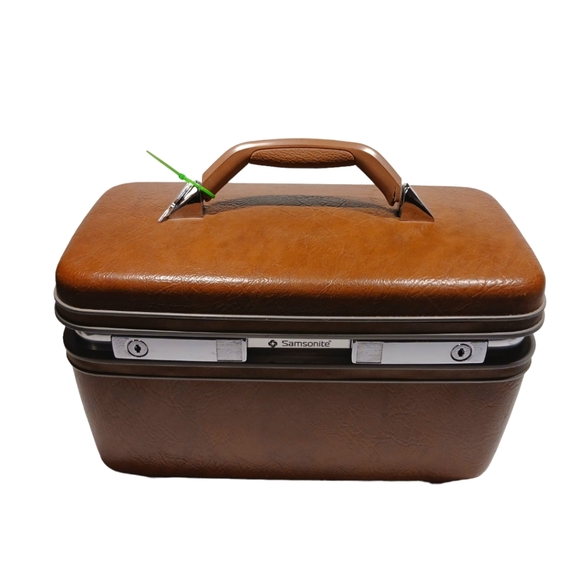 Samsonite | Bags | Vintage Samsonite Profile Ii Tan Hard Shell Train ...